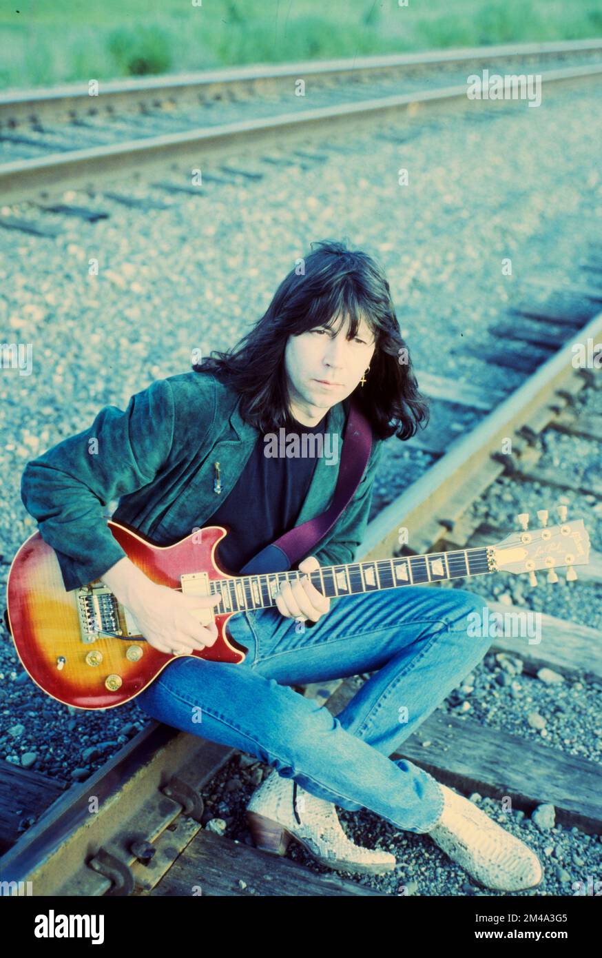 Pat Travers 1992 in Marin, California Credit: Ross Pelton/MediaPunch ...