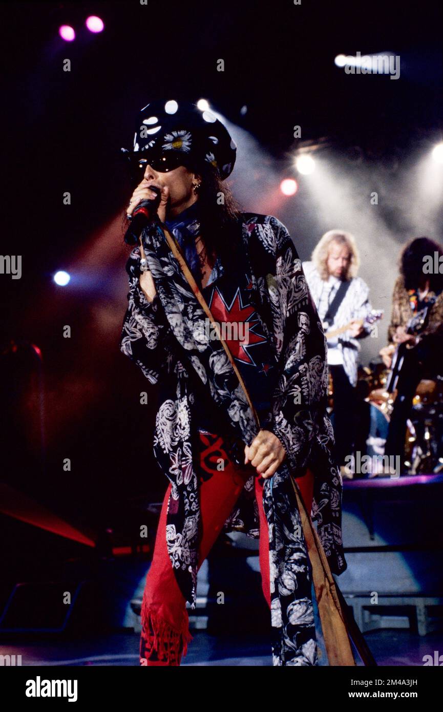 Steven Tyler of Aerosmith in 1994 in San Francisco, California Credit ...