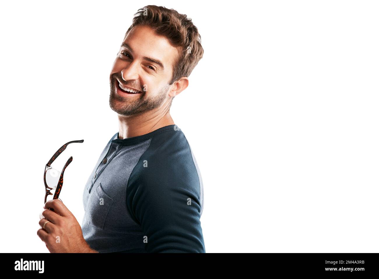 Confidence goes a long way towards living a happy life. Studio portrait ...