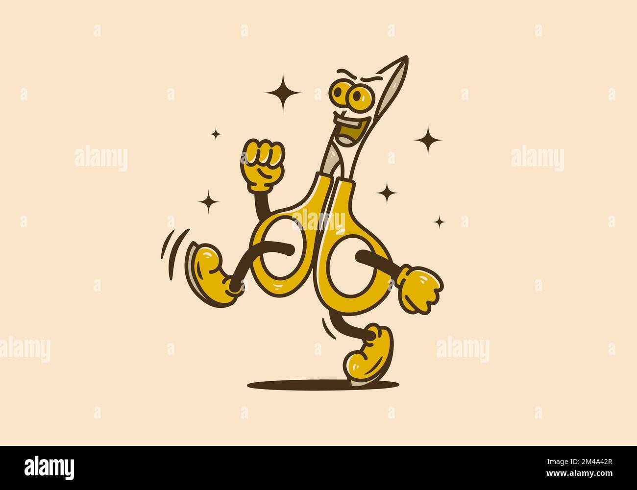 Scissors silhouette clipart Stock Vector Images - Alamy