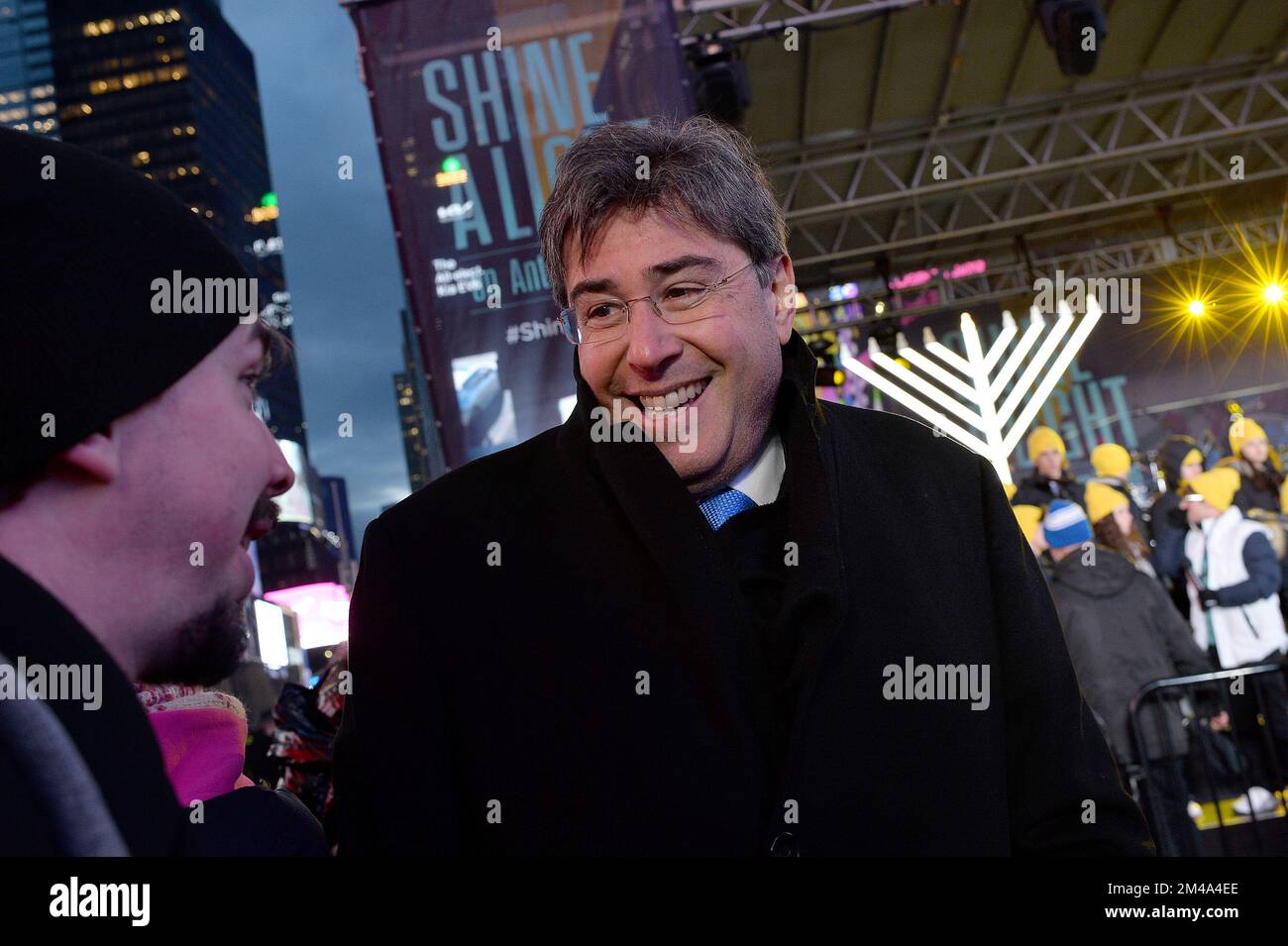 New York, USA. 19th Dec, 2022. UJA-Federation CEO Eric Goldstein ...