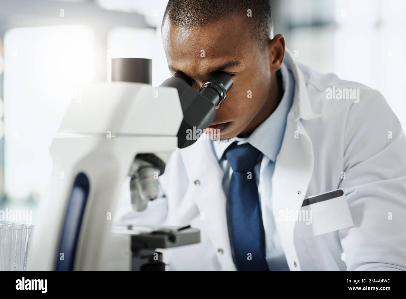 Medical research can save lives. Cropped portrait of a handsome young ...