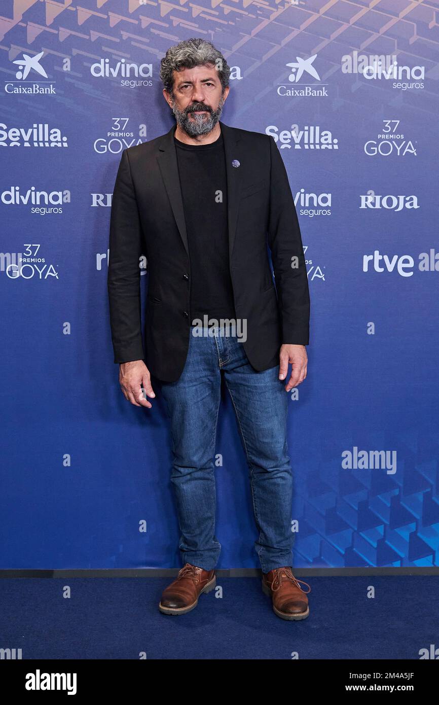 Madrid, Spain. 19th Dec, 2022. Alberto Rodriguez attends the Goya ...
