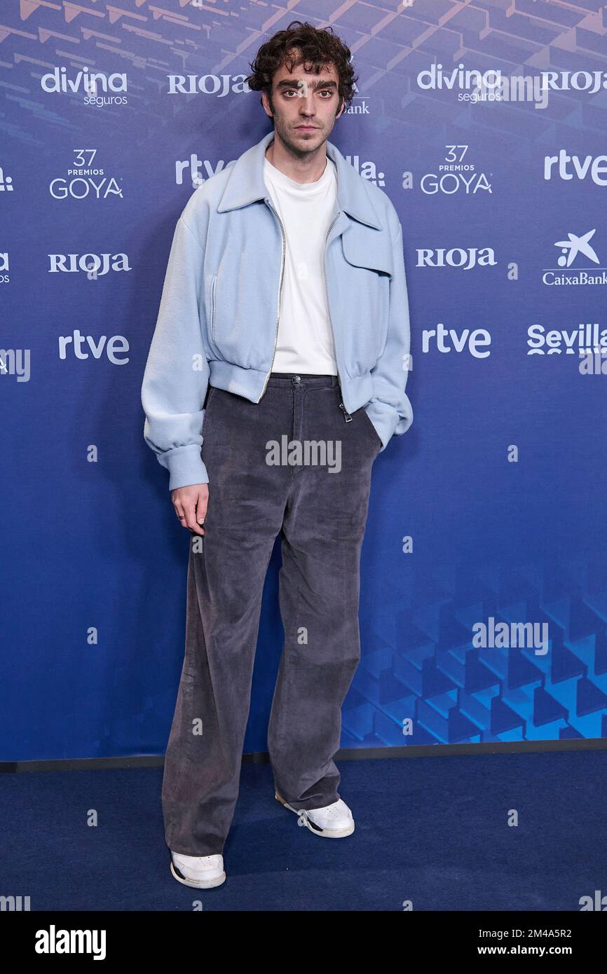 Madrid, Spain. 19th Dec, 2022. Nacho Sanchez attends the Goya Awards ...