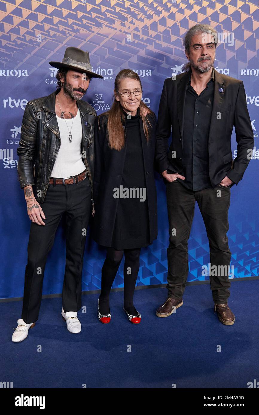 Madrid, Spain. 19th Dec, 2022. Leiva, Patricia de Muns, Fernando Leon ...
