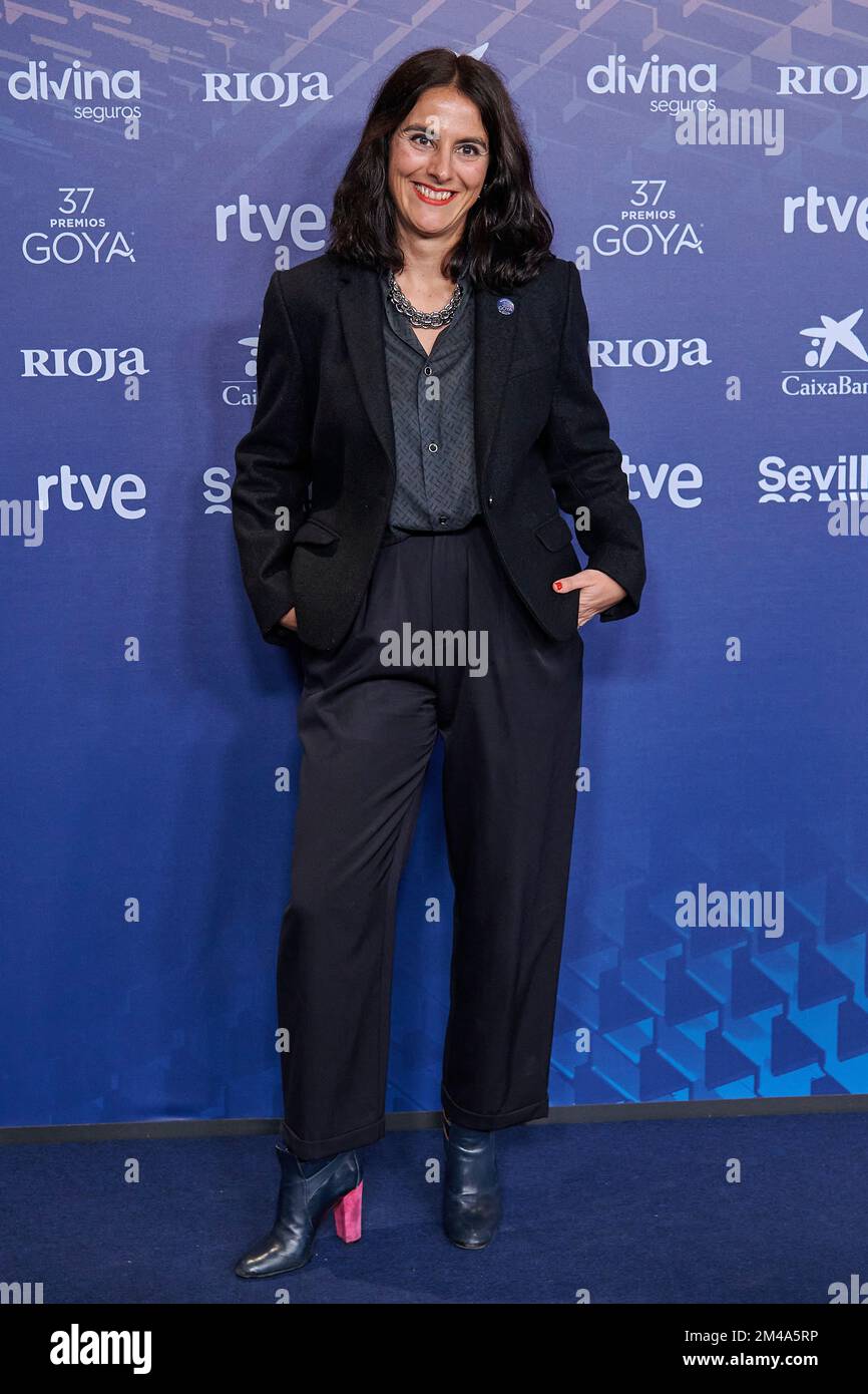 Madrid, Spain. 19th Dec, 2022. Elena Lopez Riera attends the Goya ...
