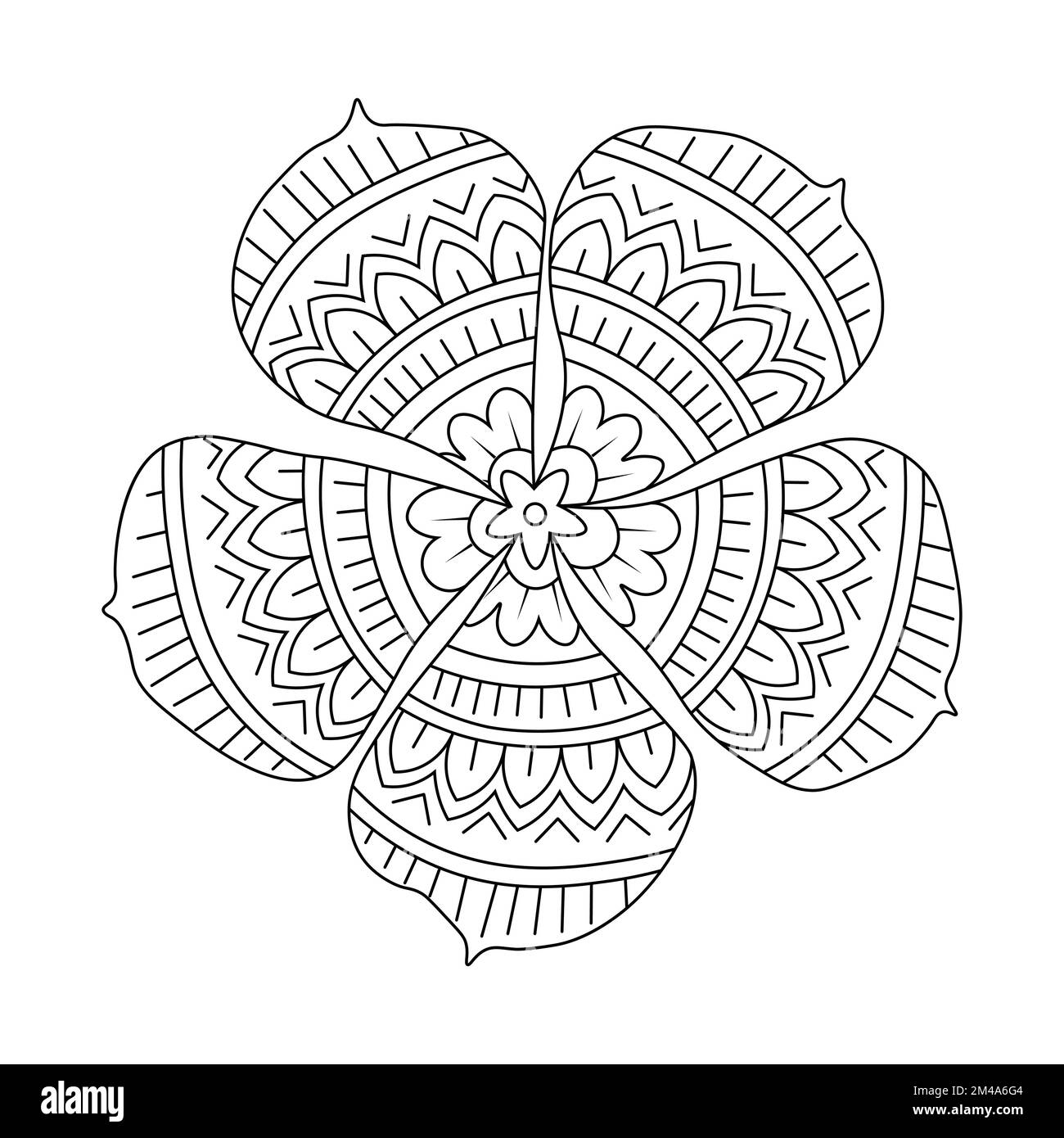 floral decorative background design with zentangle doodle style art for ...