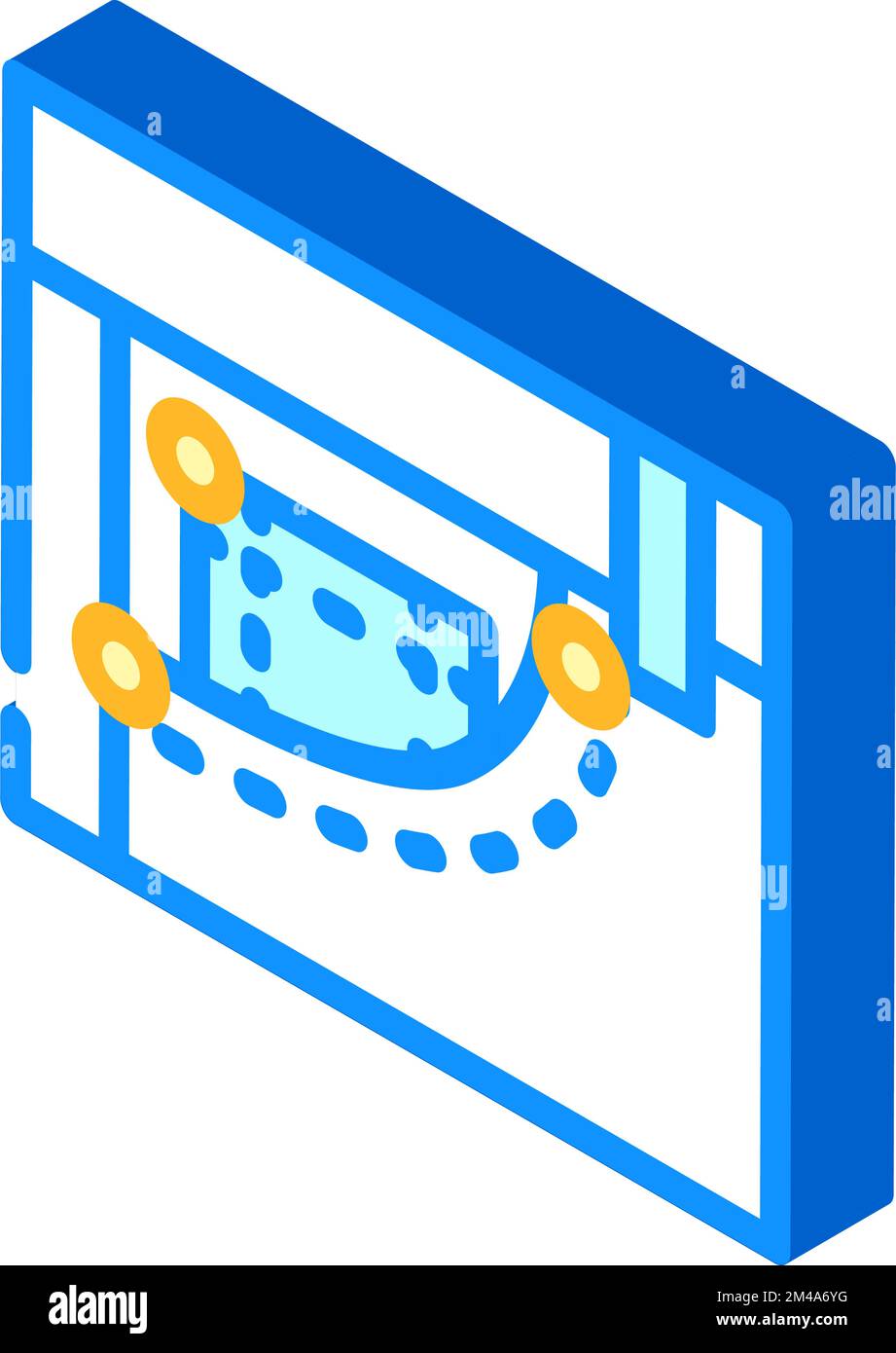 rivet denim isometric icon vector illustration Stock Vector Image & Art ...