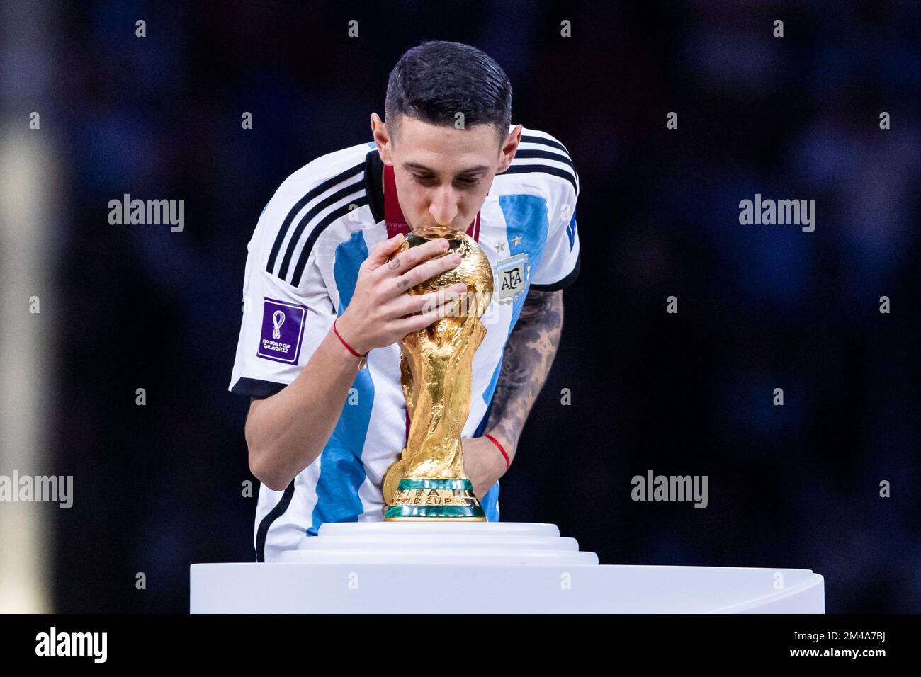 World cup trophy di maria hi-res stock photography and images - Alamy