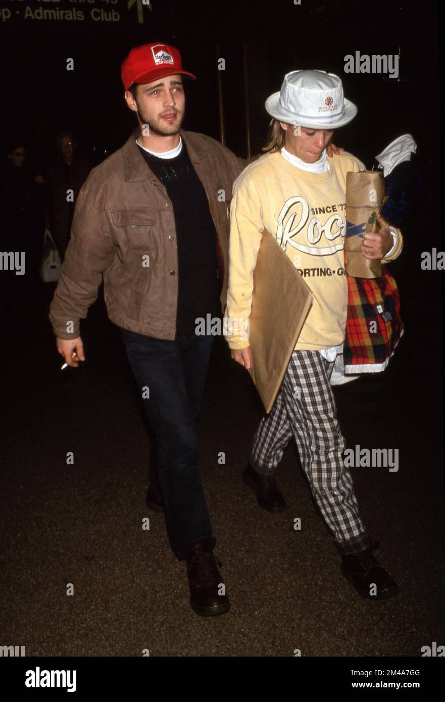 Jason Priestley and Christine Elise at the Jason Priestley and ...