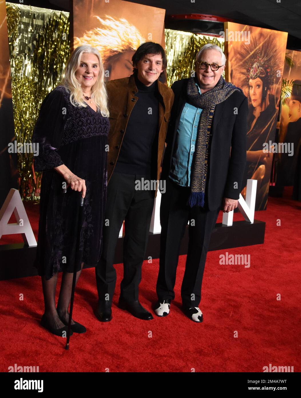 Los Angeles, California, USA 15th December 2022 Actor Lukas Haas (C ...