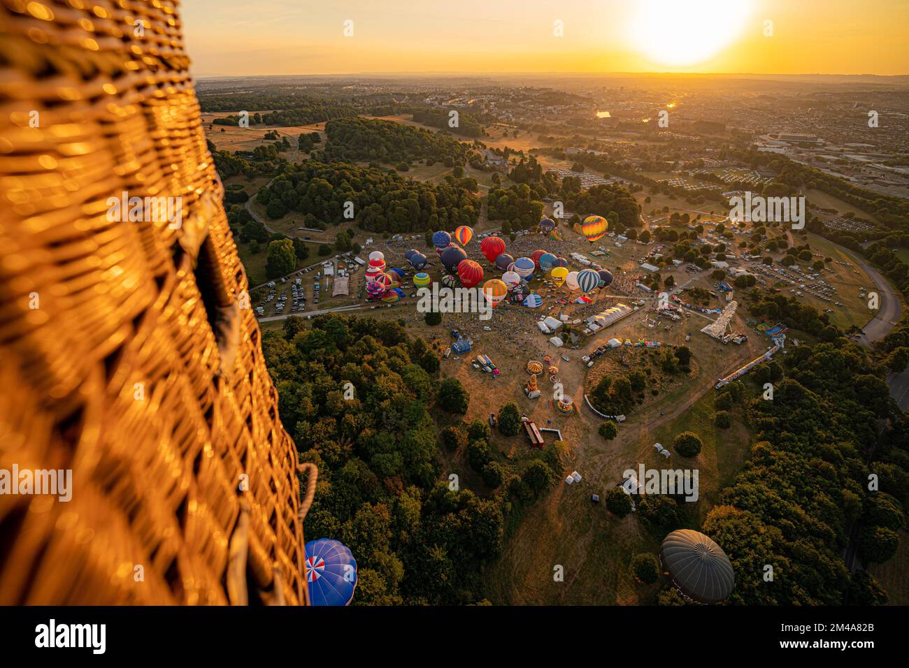 PA REVIEW OF THE YEAR 2022 File photo dated 14/08/22 - Hot air balloons ...