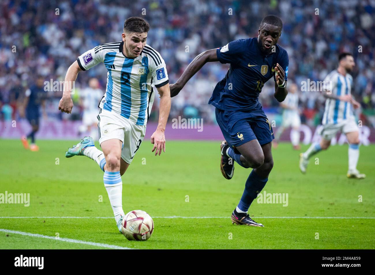 Lusail, Qatar. 18th Dec, 2022. Soccer: World Cup, Argentina - France ...