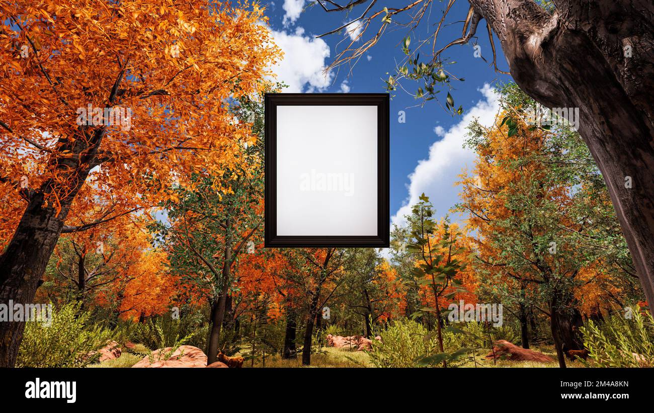 3D Render Background to ecology and sustainable development ...