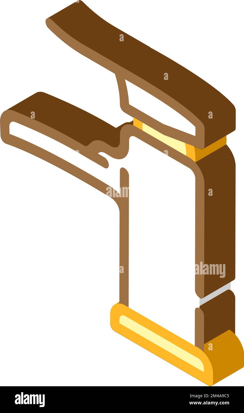 open faucet water isometric icon vector illustration Stock Vector Image ...