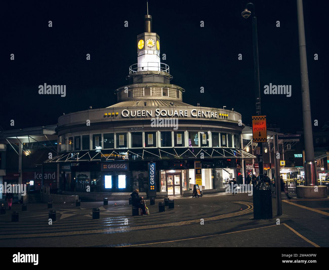Queen Square Center Bus Station Liverpool Stock Photo - Alamy
