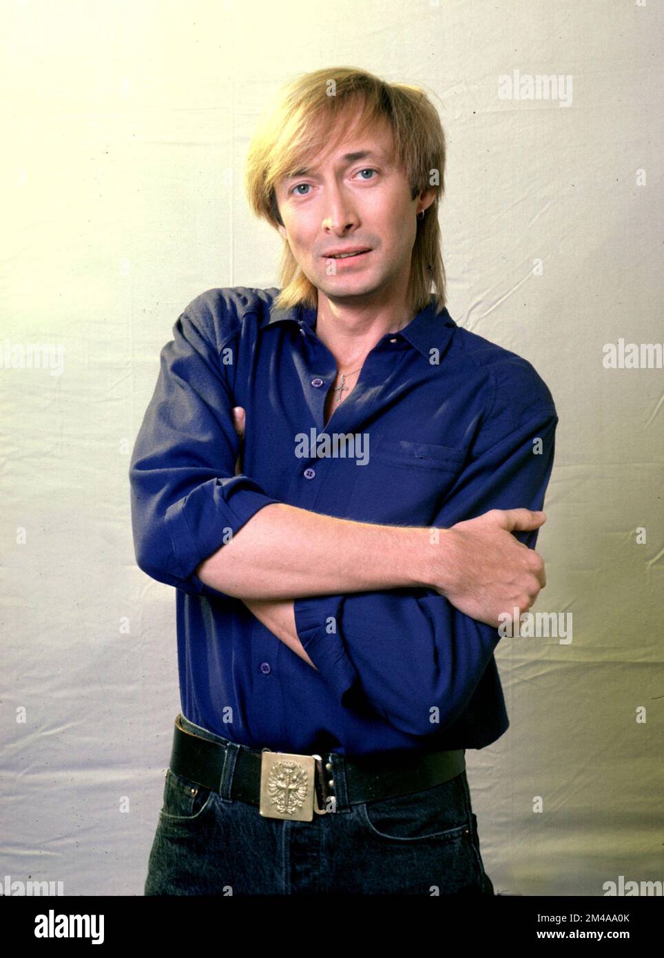 Nick Gilder on American Bandstand Backstage in 1986 Credit: Ron Wolfson ...