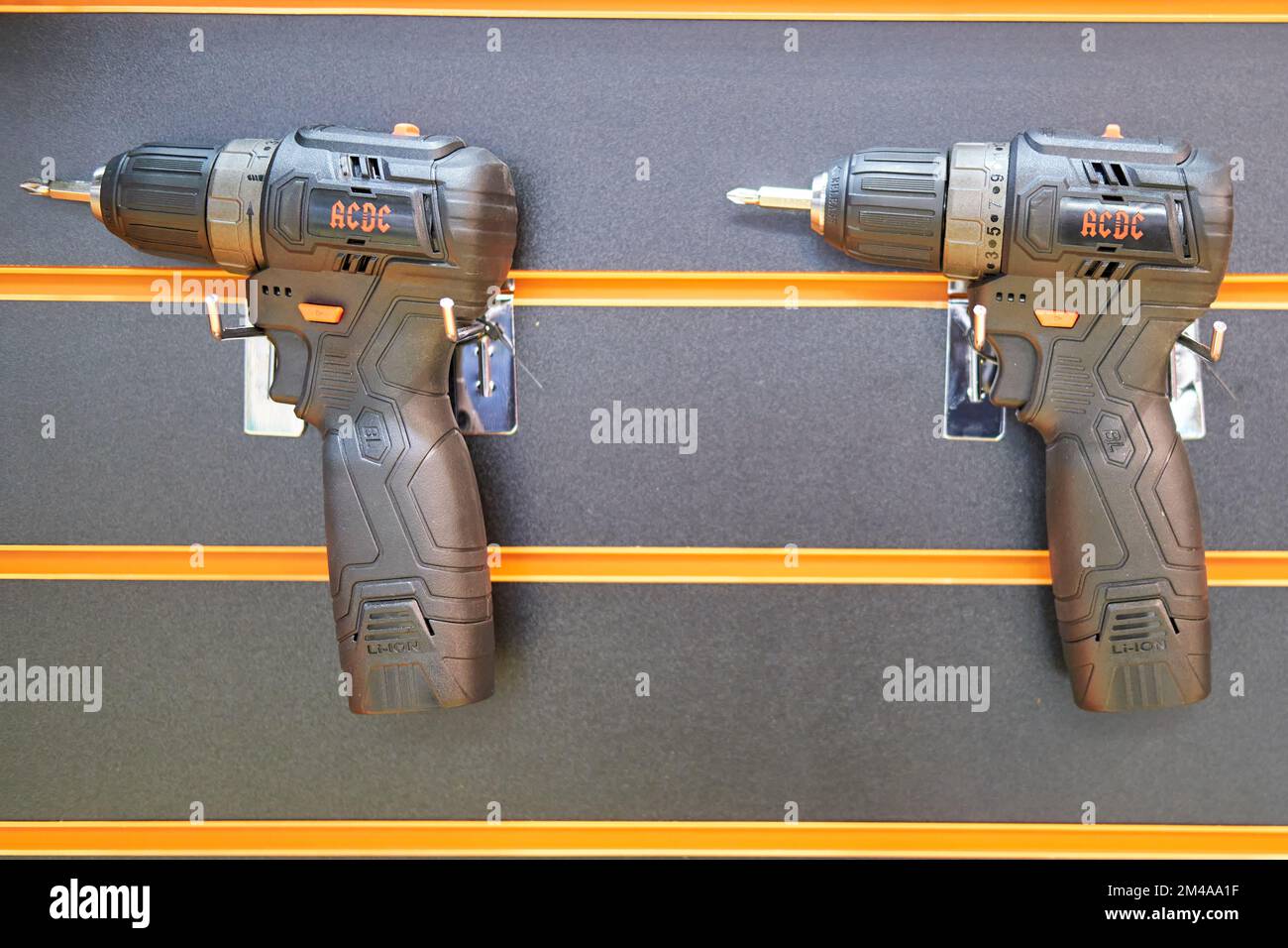 Exhibition of professional tools for work, repair and construction ...