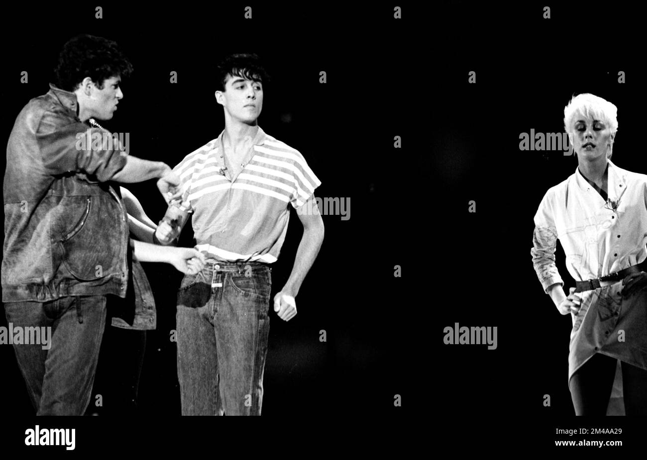 George Michael & Andrew Ridgeley of "Wham" perform on the TV Show ...