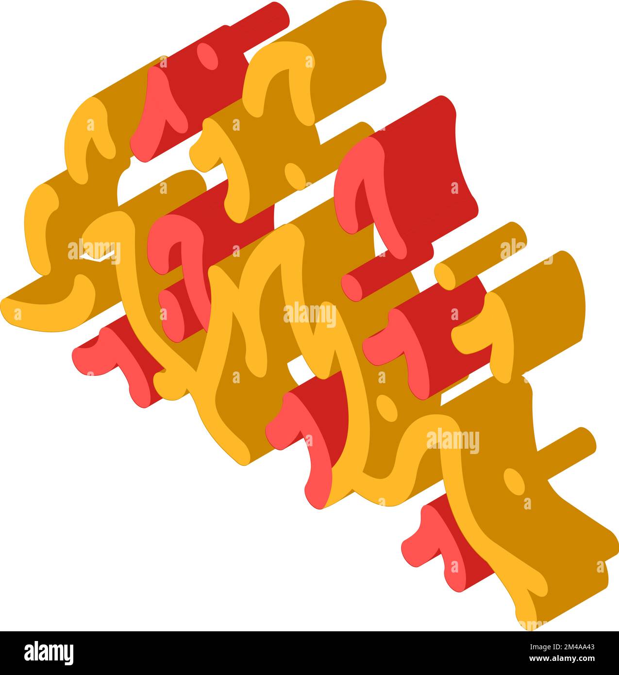 flame fire isometric icon vector illustration Stock Vector Image & Art ...