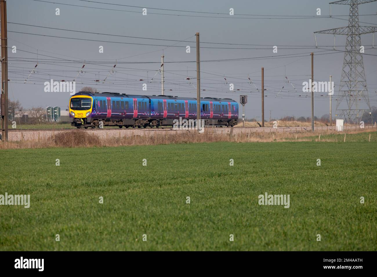 First Transpennine Express class 185 diesel train 185144 on the ...
