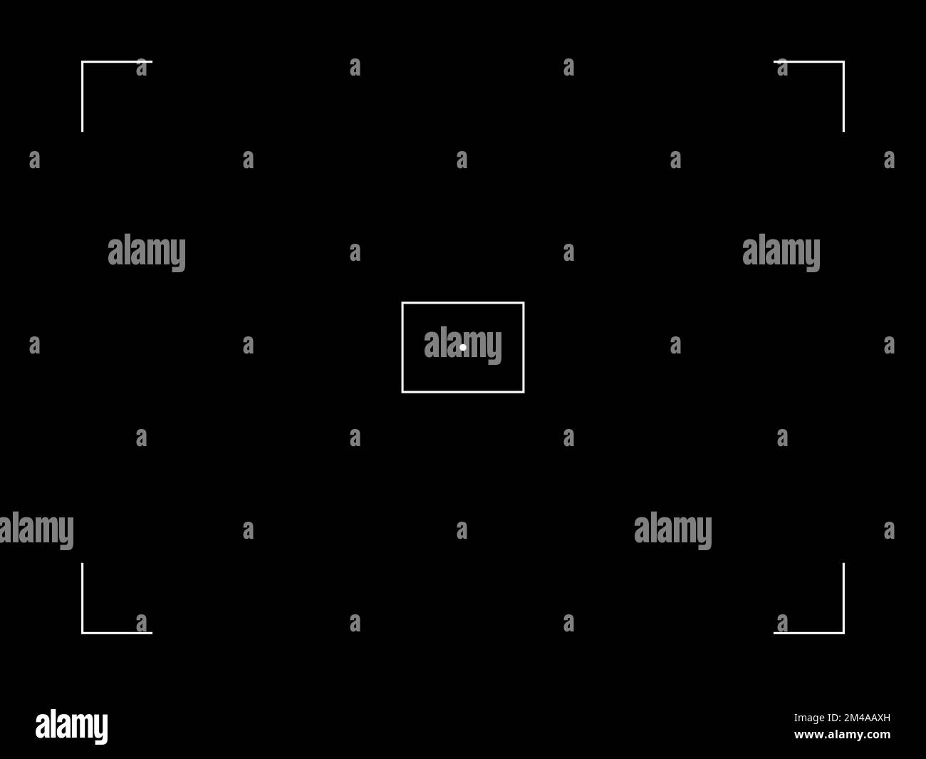 Viewfinder vector template frame with focus for camera. Vector black ...
