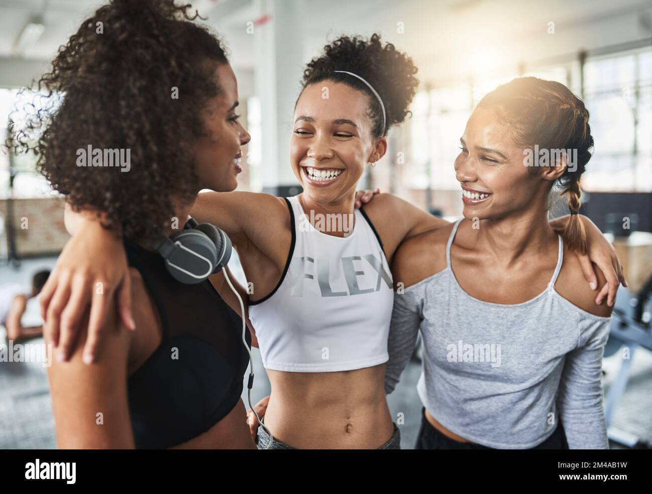 You guys make working out worth it. a group of happy young women ...