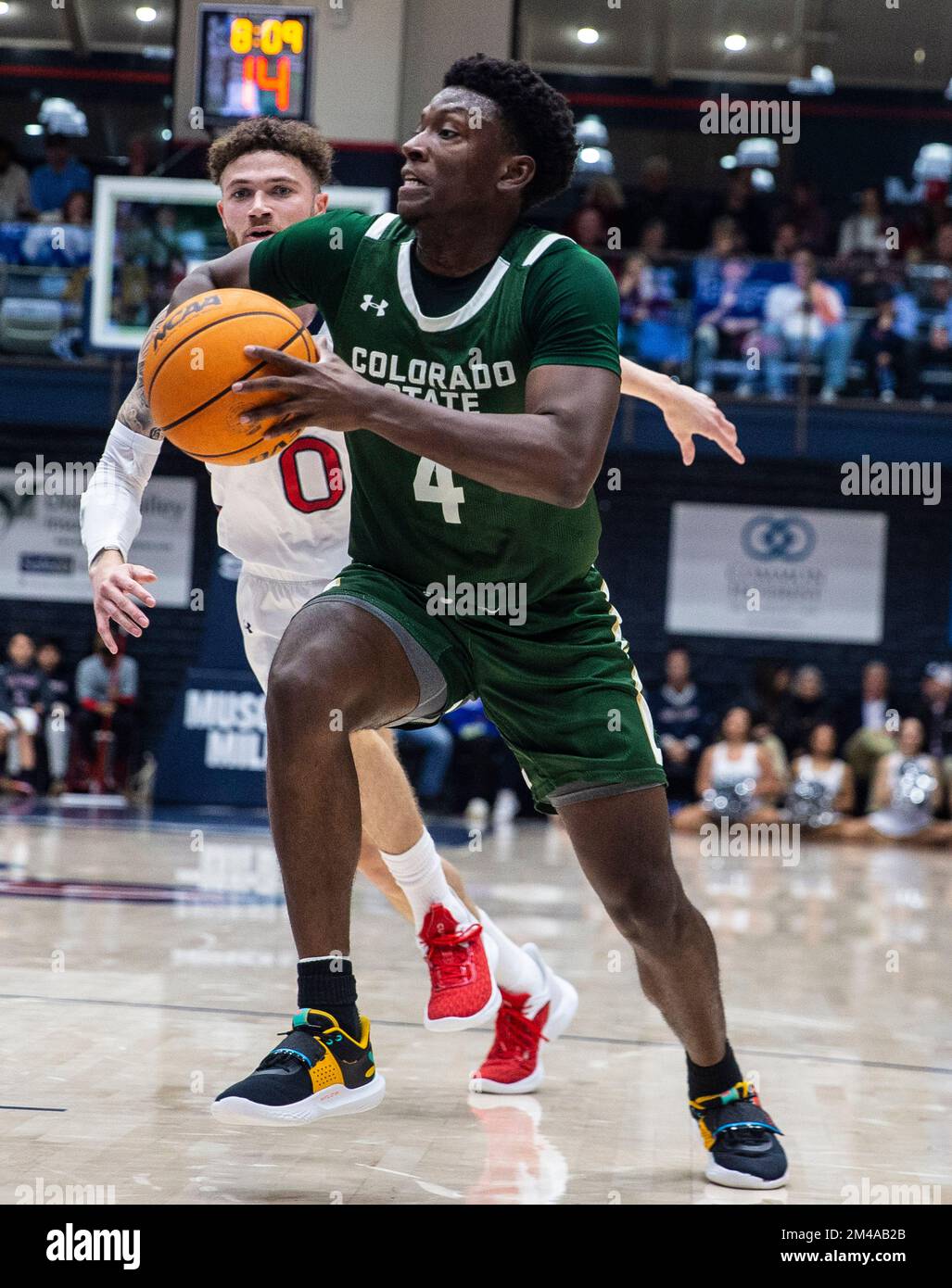 December 18 2022 Moraga, CA U.S.A. Colorado State guard Isaiah Stevens ...