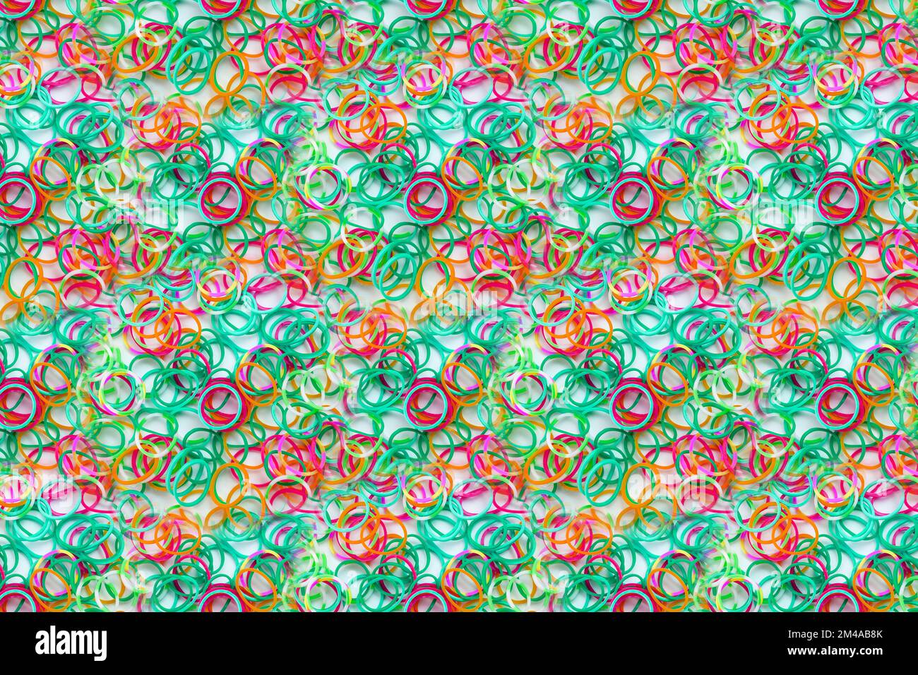 texture multi color rubber band Stock Photo - Alamy