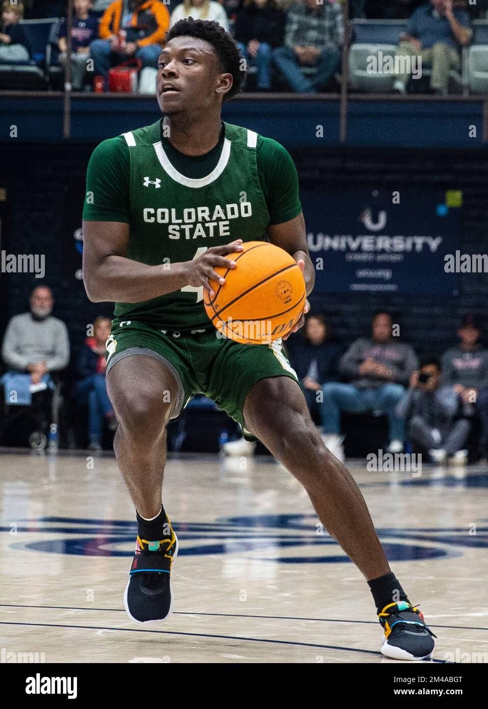 December 18 2022 Moraga, CA U.S.A. Colorado State guard Isaiah Stevens ...