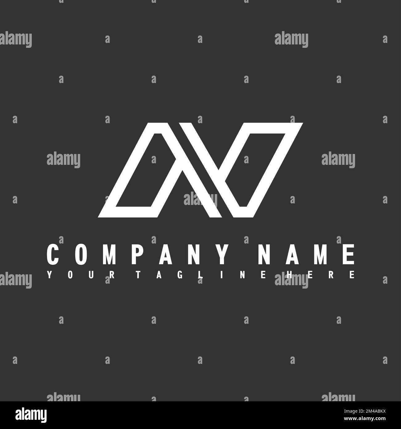 letter or word N unique font in flip position image graphic icon logo design abstract concept ...