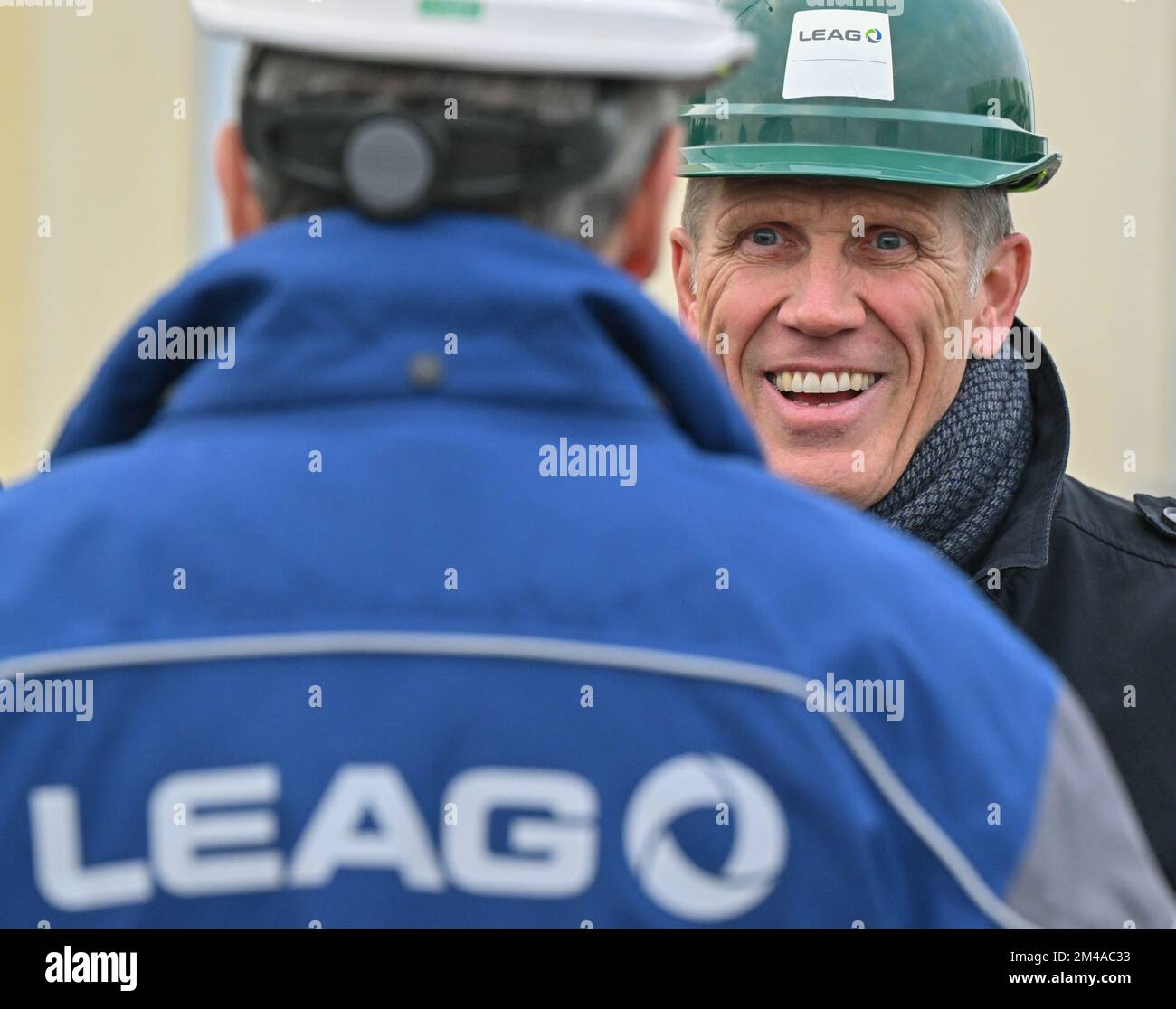Thyrow, Germany. 16th Dec, 2022. Thorsten Kramer, CEO of Lausitz ...