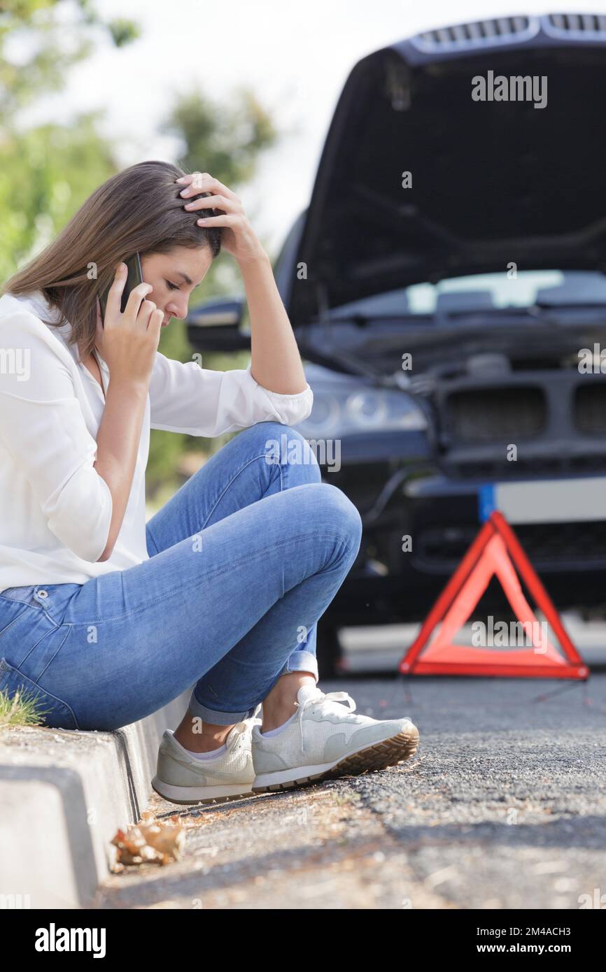 Woman asking for help hi-res stock photography and images - Alamy