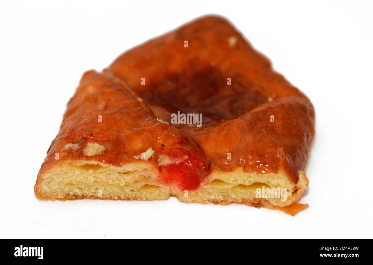 Baked Danish pastry stuffed and topped with honey sugary sweet syrup ...