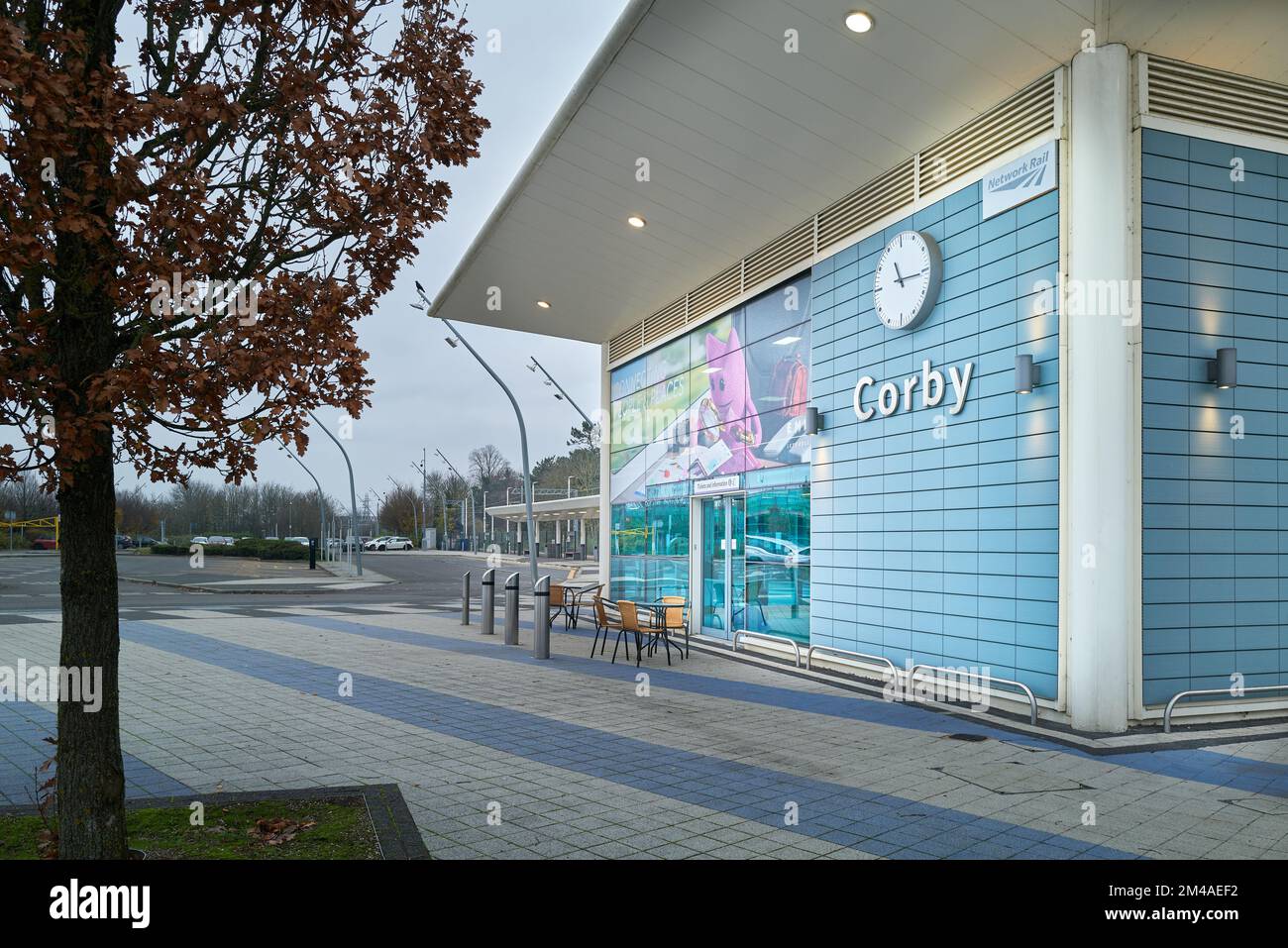 The ticket office and waiting room at the EMR rail station, Corby ...