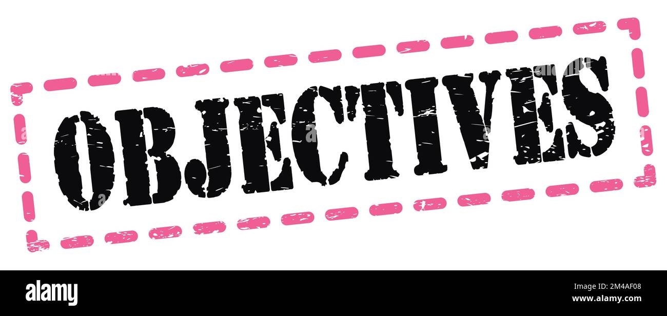 Objectives stamp hi-res stock photography and images - Alamy