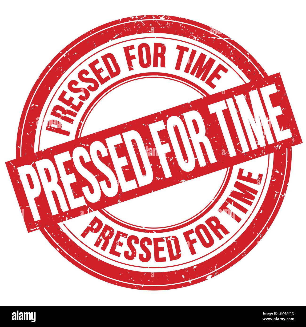 Time pressed Cut Out Stock Images & Pictures - Alamy