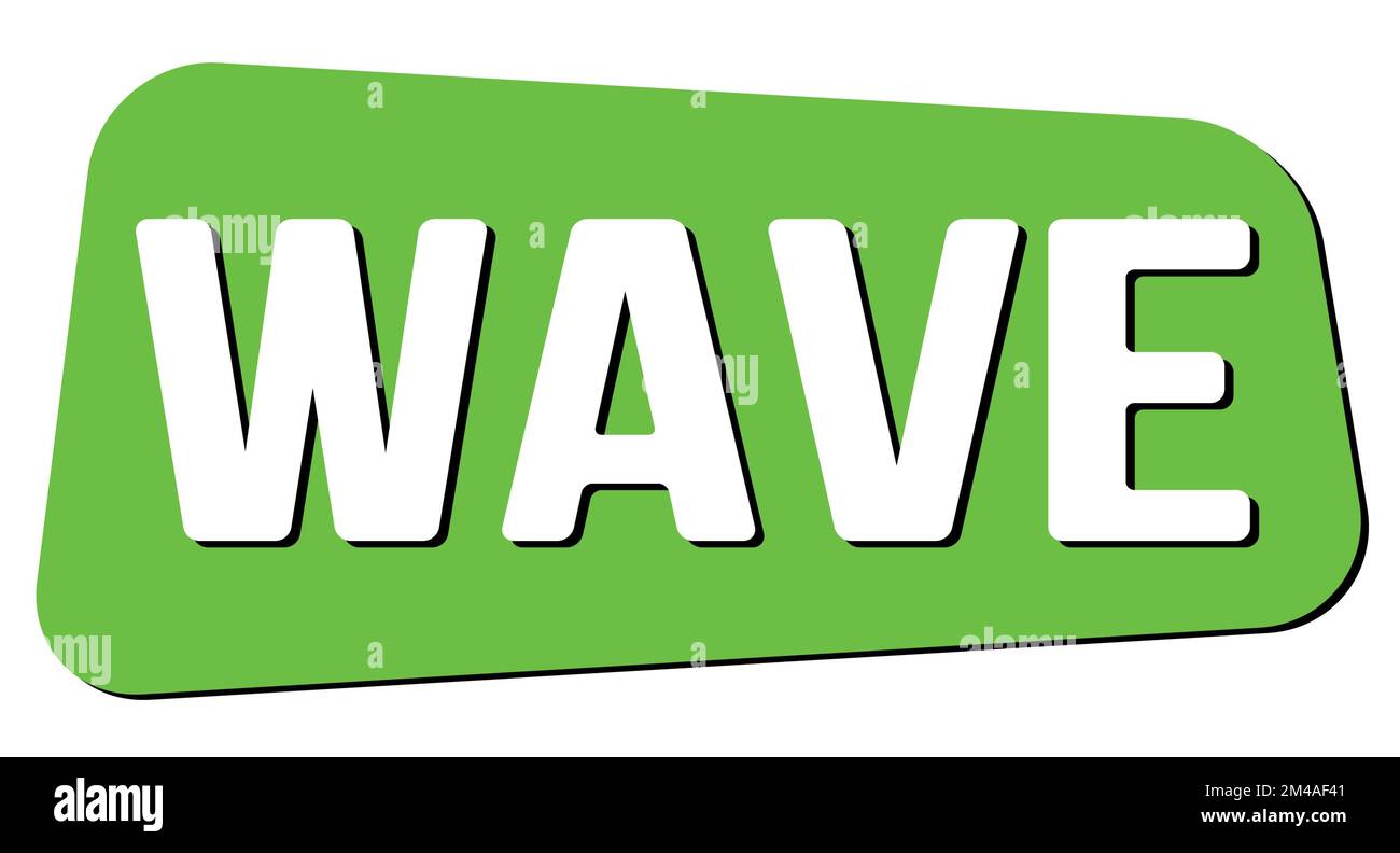 Wave text logo hi-res stock photography and images - Alamy
