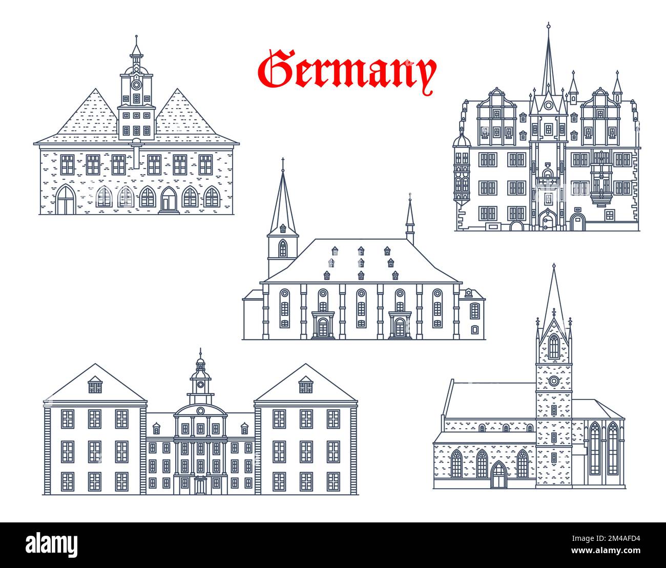 Schloss weimar city palace Stock Vector Images - Alamy