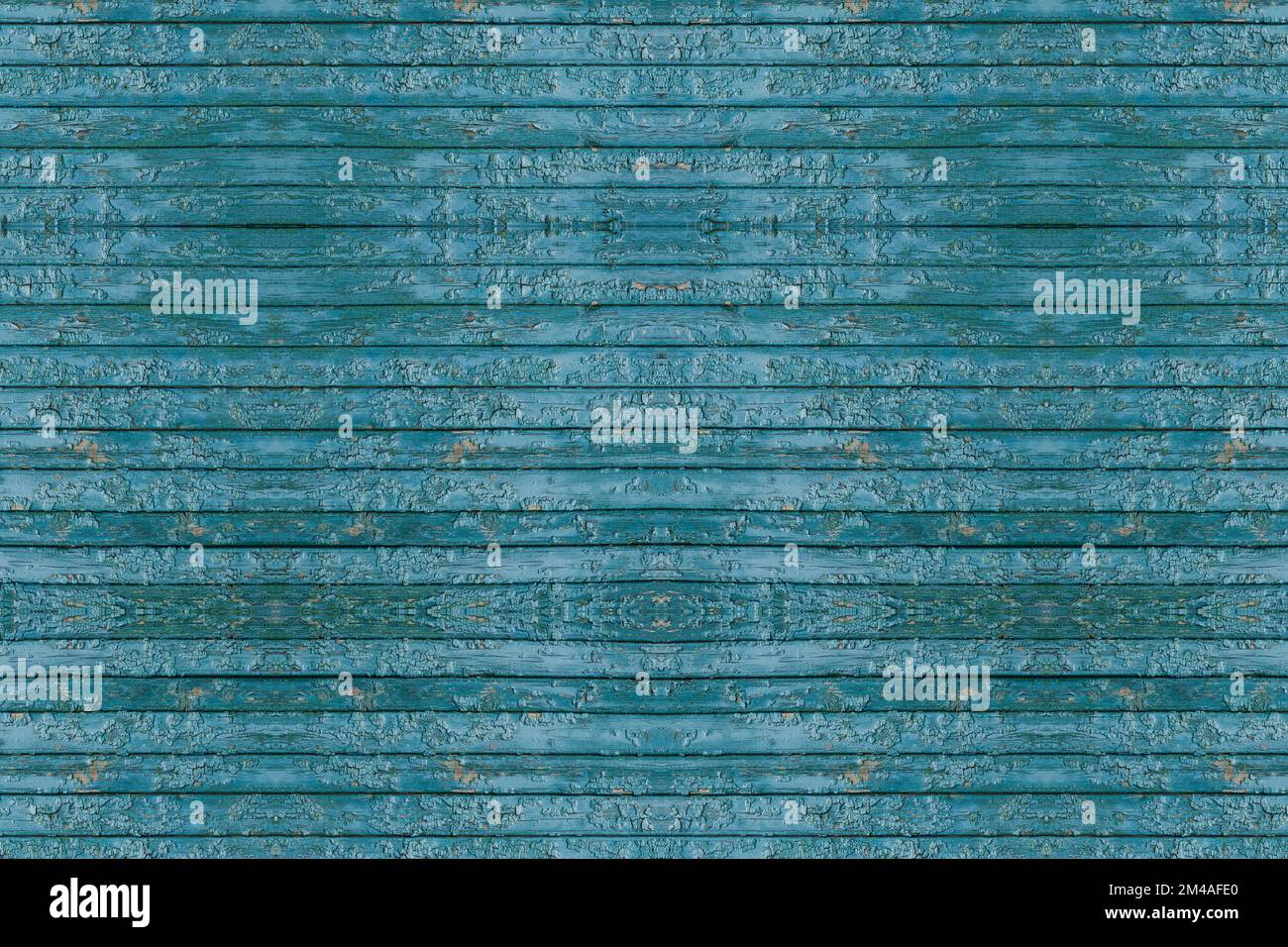 old blue fence wood texture Stock Photo - Alamy