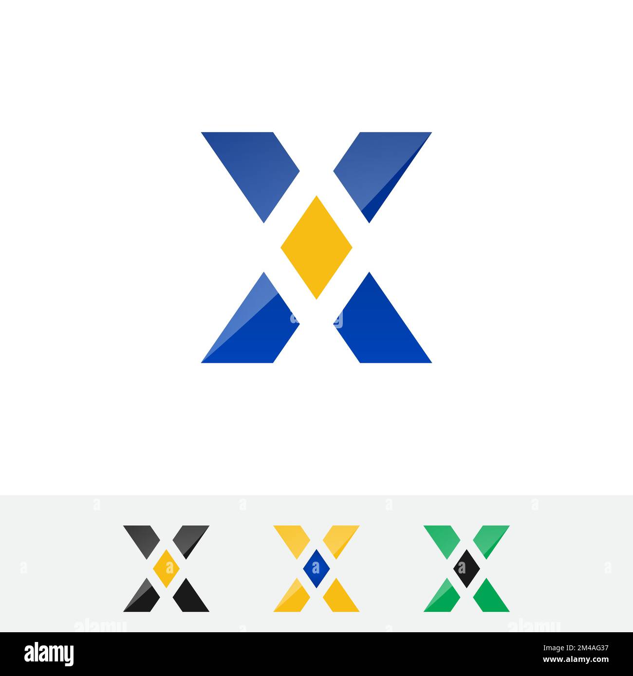 Letter X logo icon vector design illustration template Stock Vector ...