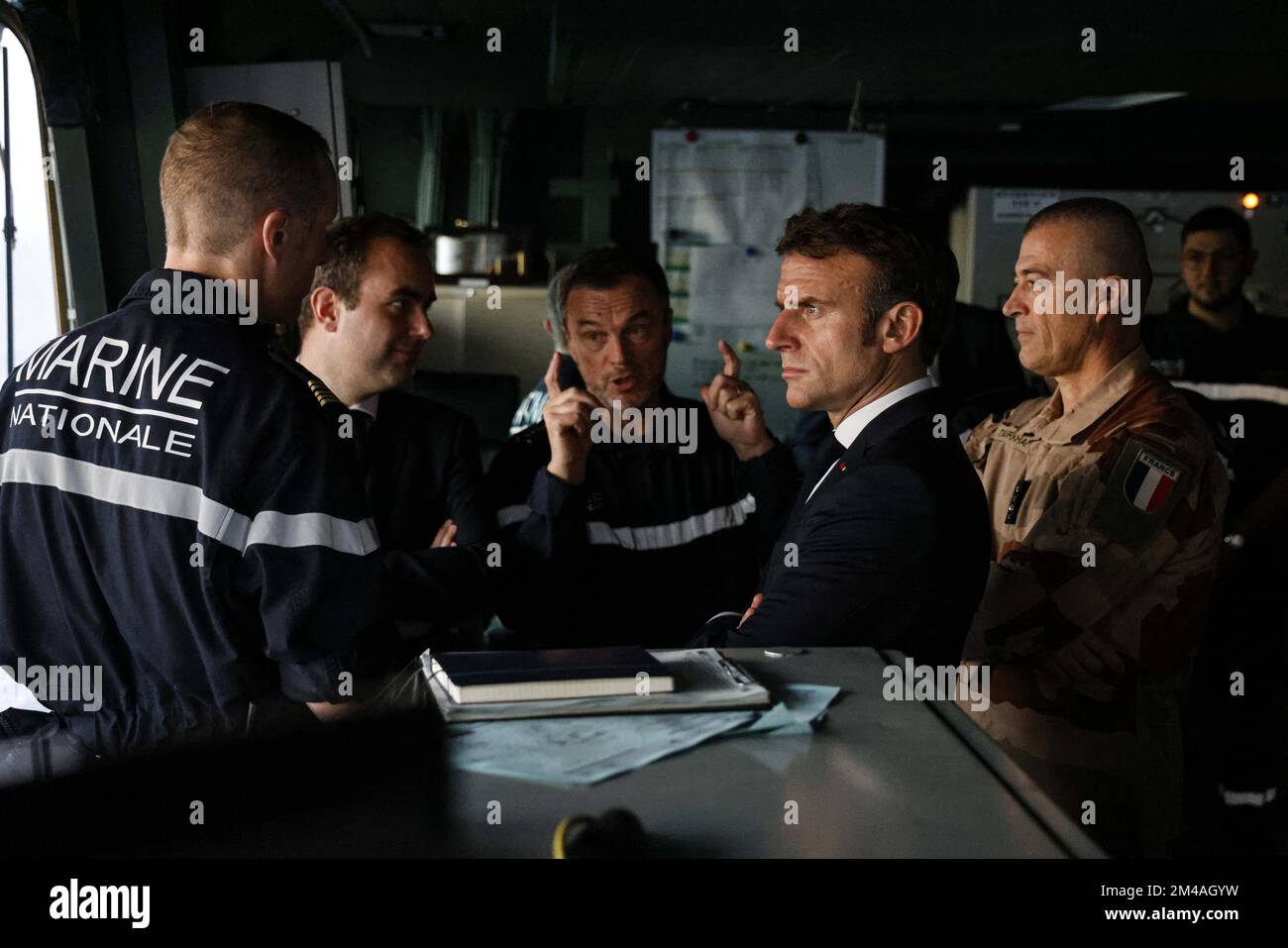 Rea Sea, December 19, 2022. - Chief of the particular staff of French ...