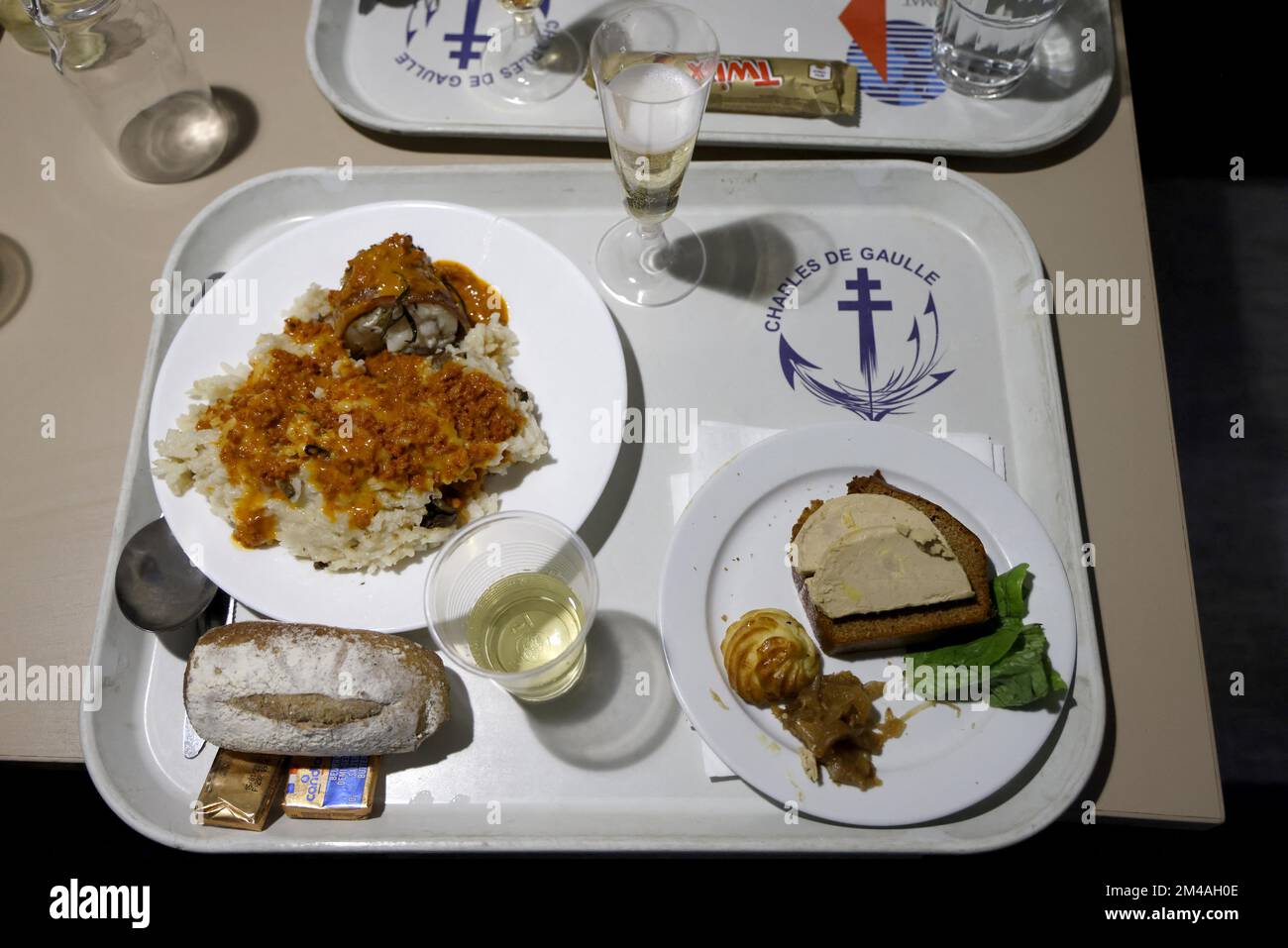 Rea Sea, December 19, 2022. - This photograph shows the meal of the ...