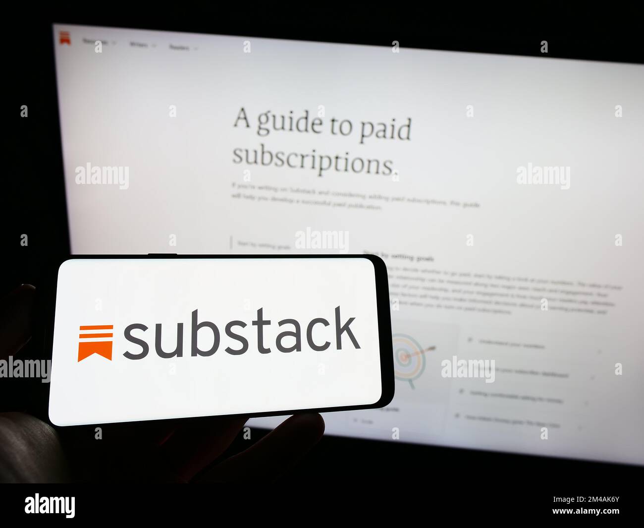 Substack logo hi-res stock photography and images - Alamy
