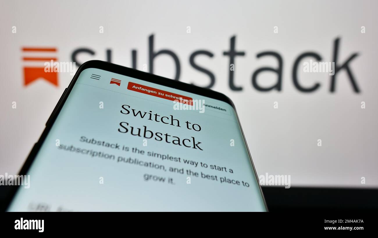 Substack logo hi-res stock photography and images - Alamy