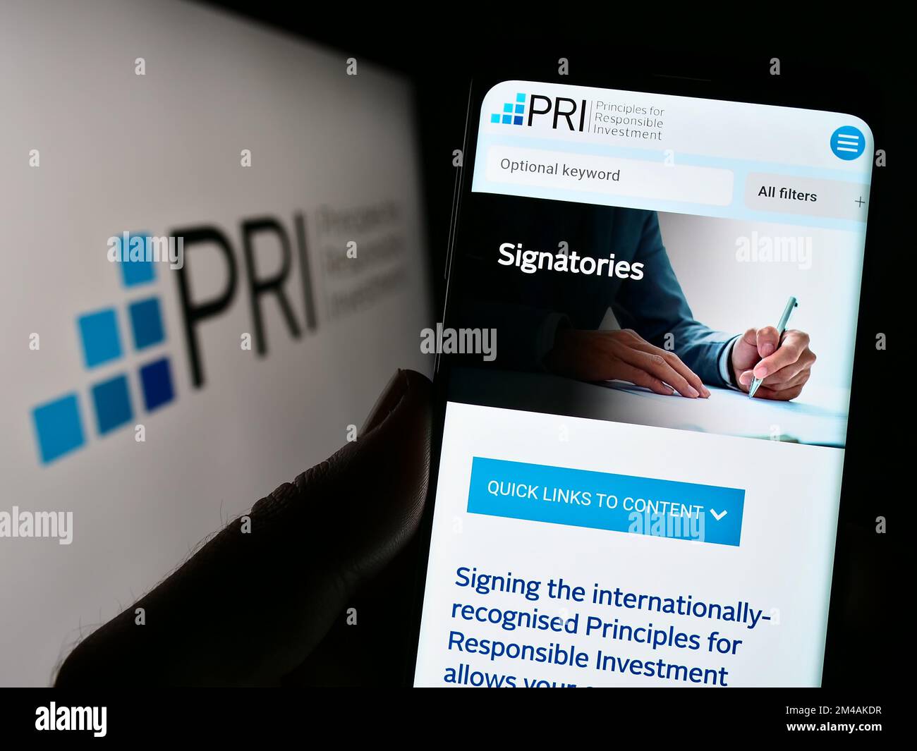 Principles for responsible investment hi-res stock photography and ...