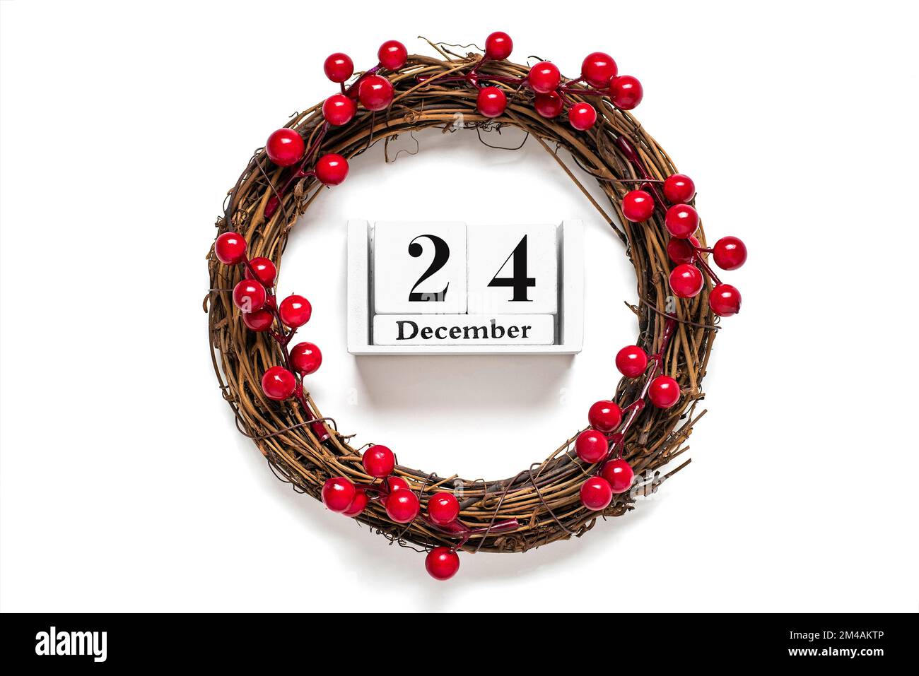 24 december calender Cut Out Stock Images & Pictures - Alamy