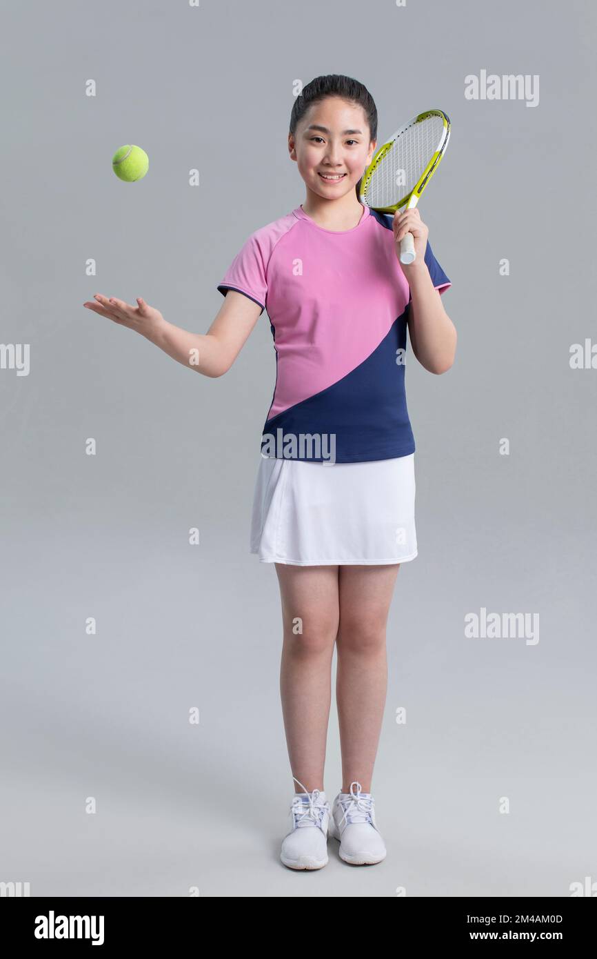 Children playing tennis china hi-res stock photography and images - Alamy