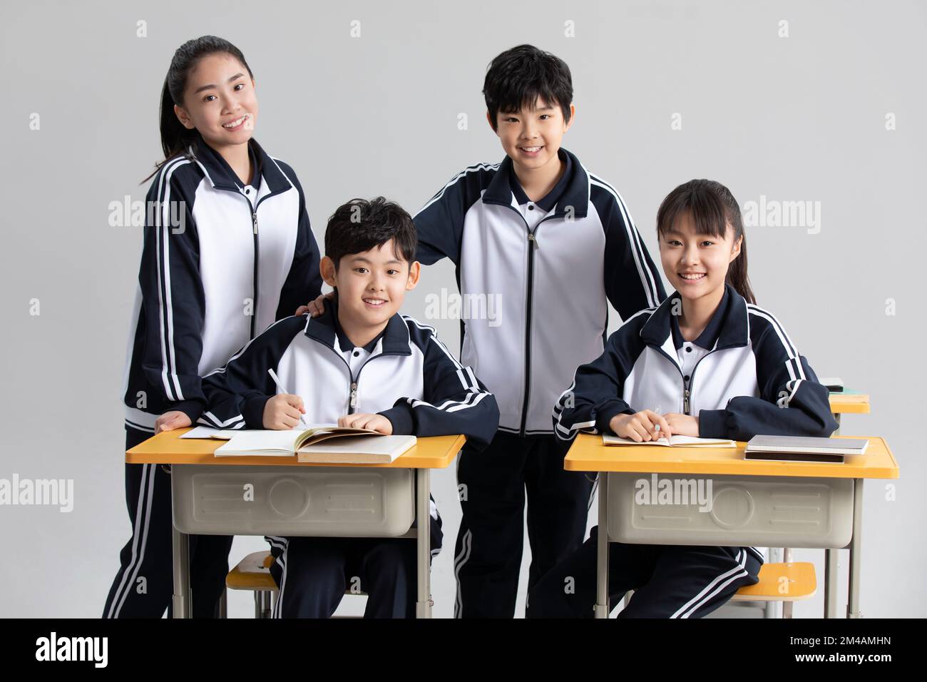 Chinese students learning in classroom Stock Photo - Alamy