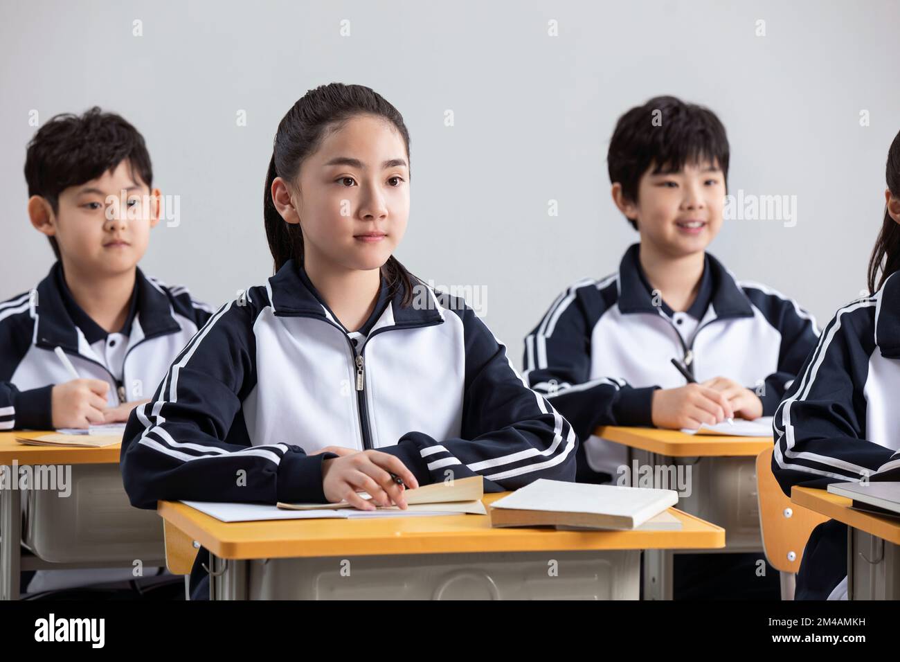Chinese students learning in classroom Stock Photo - Alamy